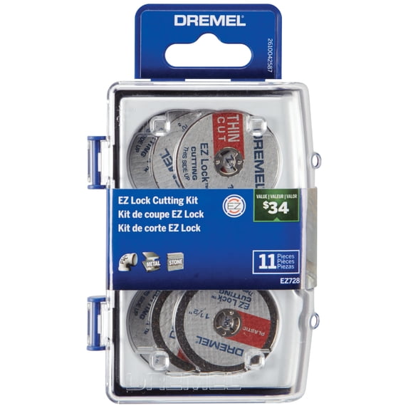 Dremel EZ728-01 11-Piece EZ Lock Cutting Accessory Micro Kit - Walmart.com
