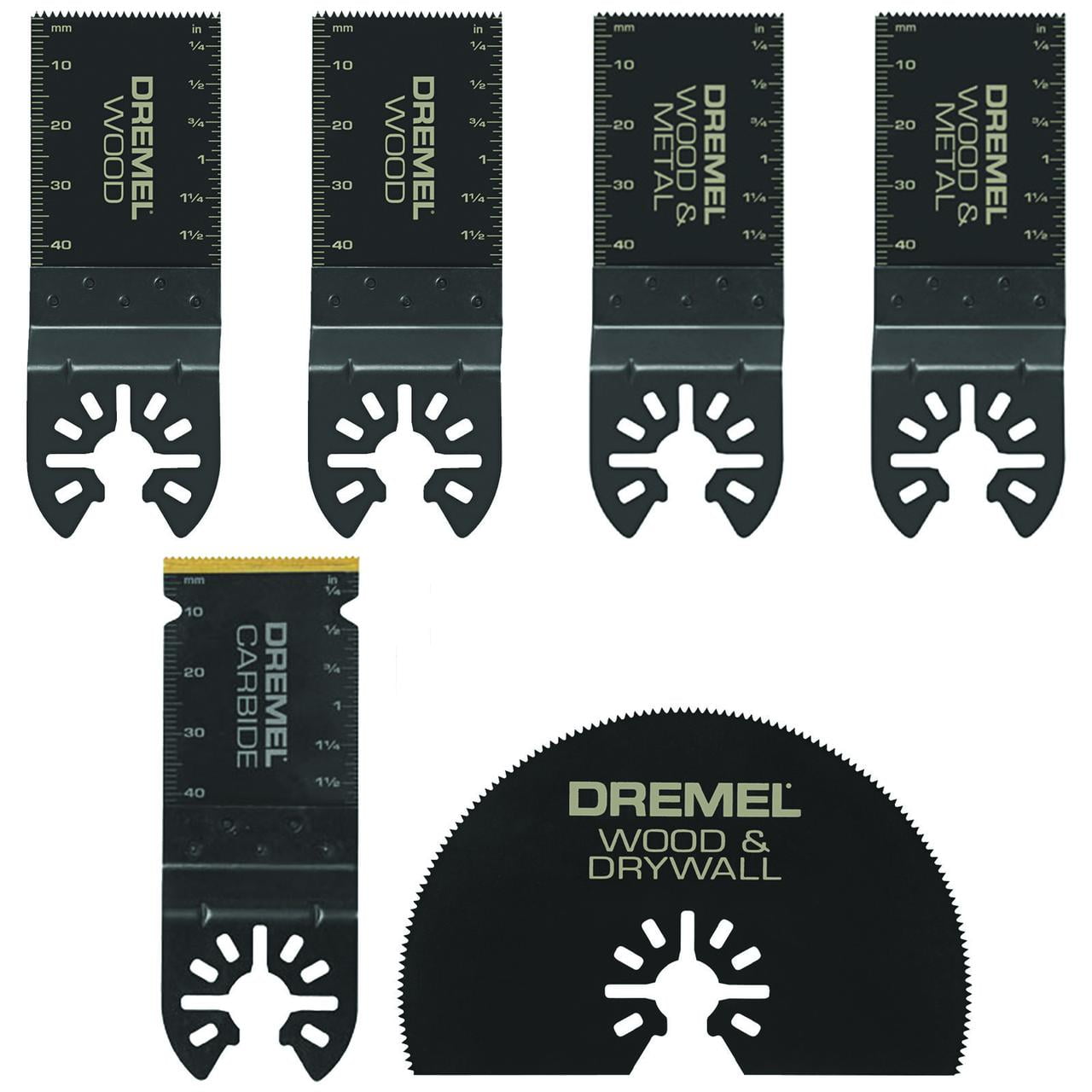 Dremel MM399 6 Piece Multi-Max Blade Set For Oscillating Tools ...