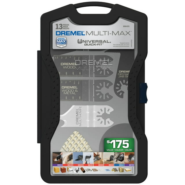 Dremel MM495 Multi-Max Universal Oscillating Tool Accessory Set for ...