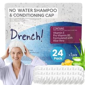No Rinse Shampoo Cap 5-Pack, Convenient Hair Cleaning Without Water ...