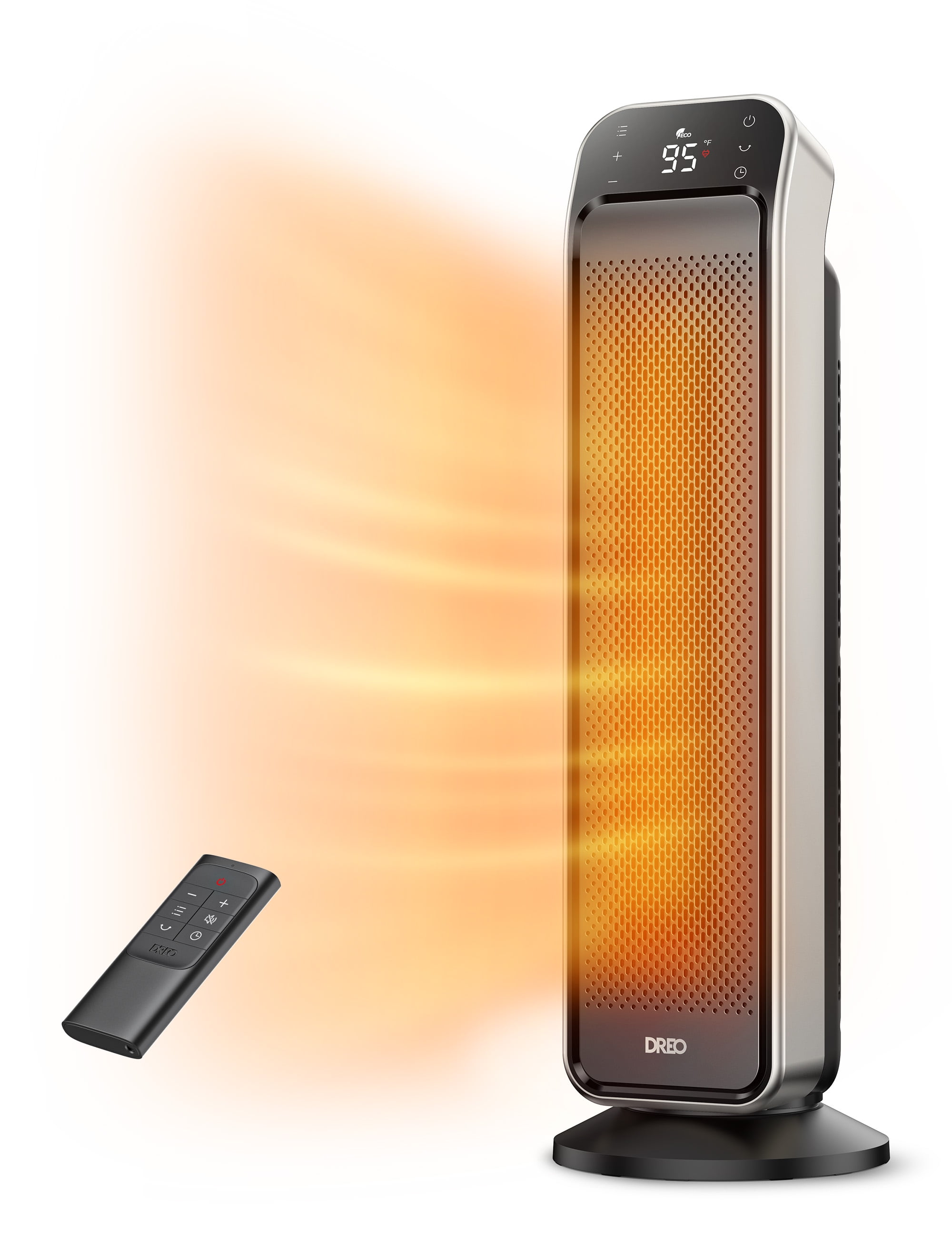 Dreo Space Heater Indoor, 25" 11.5ft/s Fast Portable Room Heater with ...