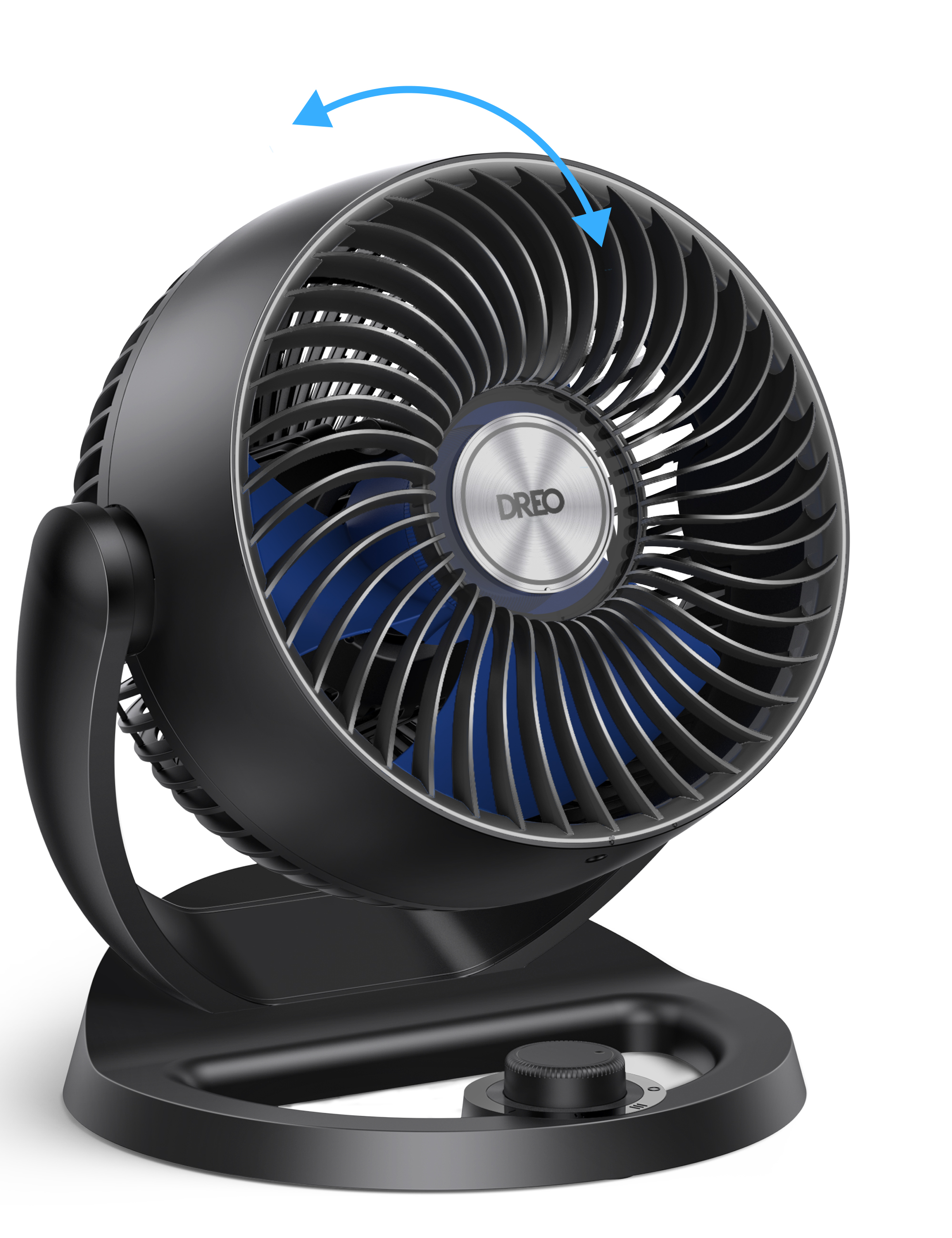 USB Powered Desk Fan with USB Plug, 9 Inch Quiet Portable Fan with ...