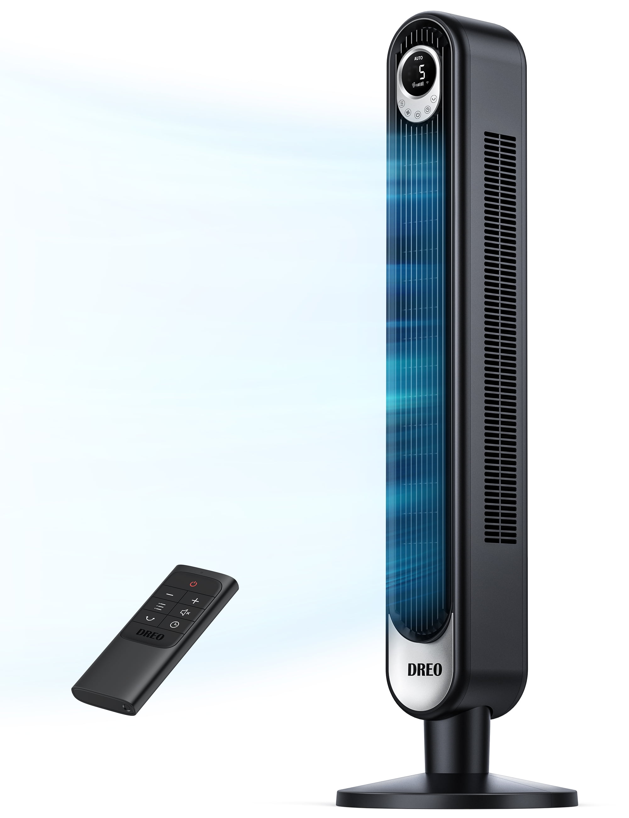 Dreo 42'' Cruiser Pro T1 Tower Fan, Oscillating Bladeless with Remote ...