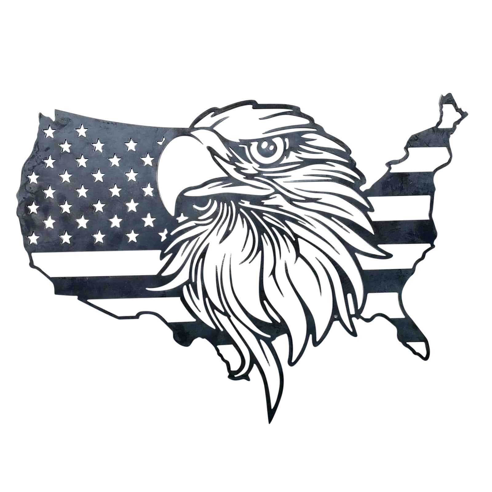 Dreparja 2025 New Independence Day Metal Flag Decoration Americas ...