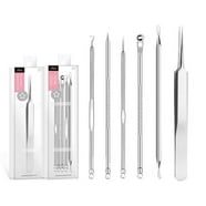 Blackhead Remover Pimple Popper Tool Acne Comedone Zit Extractor Kit ...