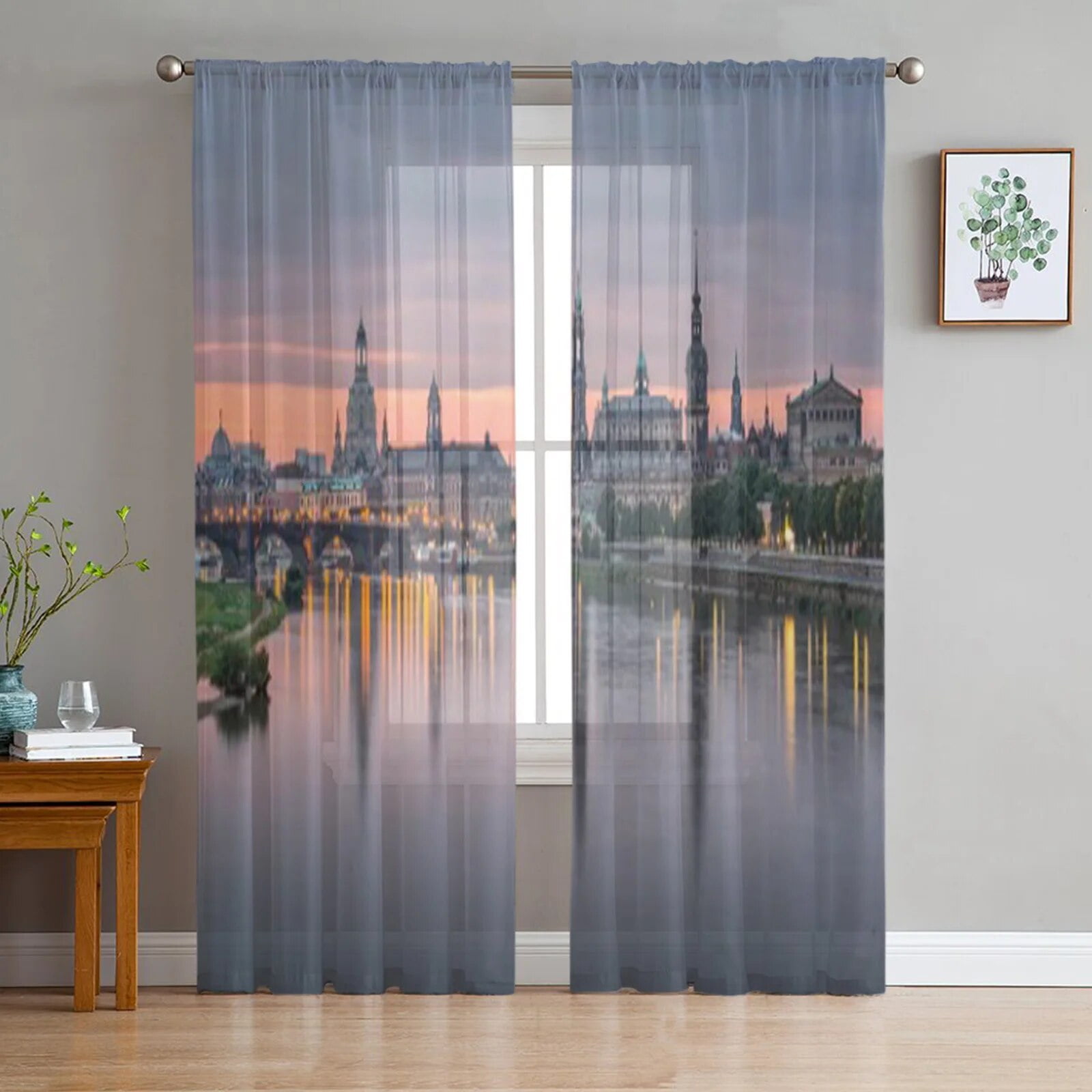 Dresden Germany Above The Elbe River At Dawm Bay Window Screening ...