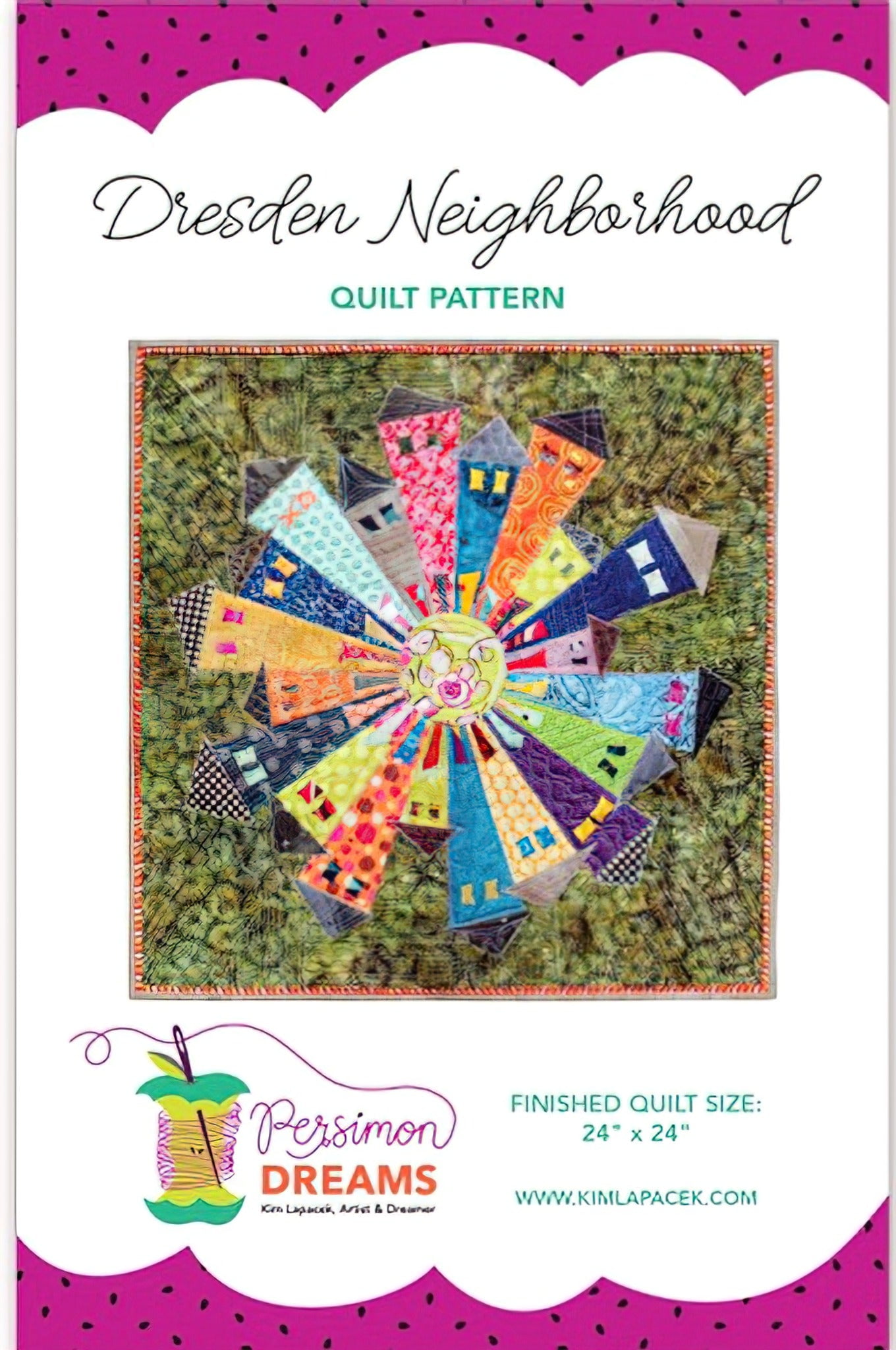 Dresden Neighborhood Mini Quilt Pattern by Persimon Dreams - Walmart.com