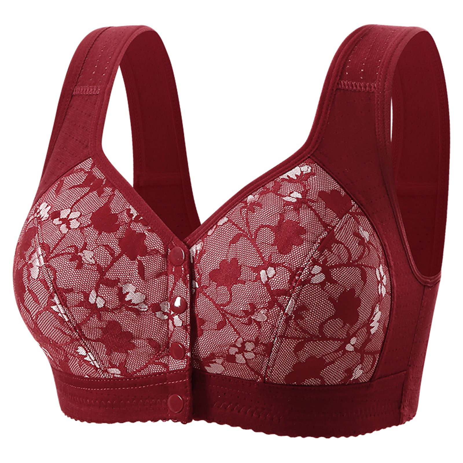 Dresfit 2026 Daisy Bras for Older Women No Underwire Full Coverage ...