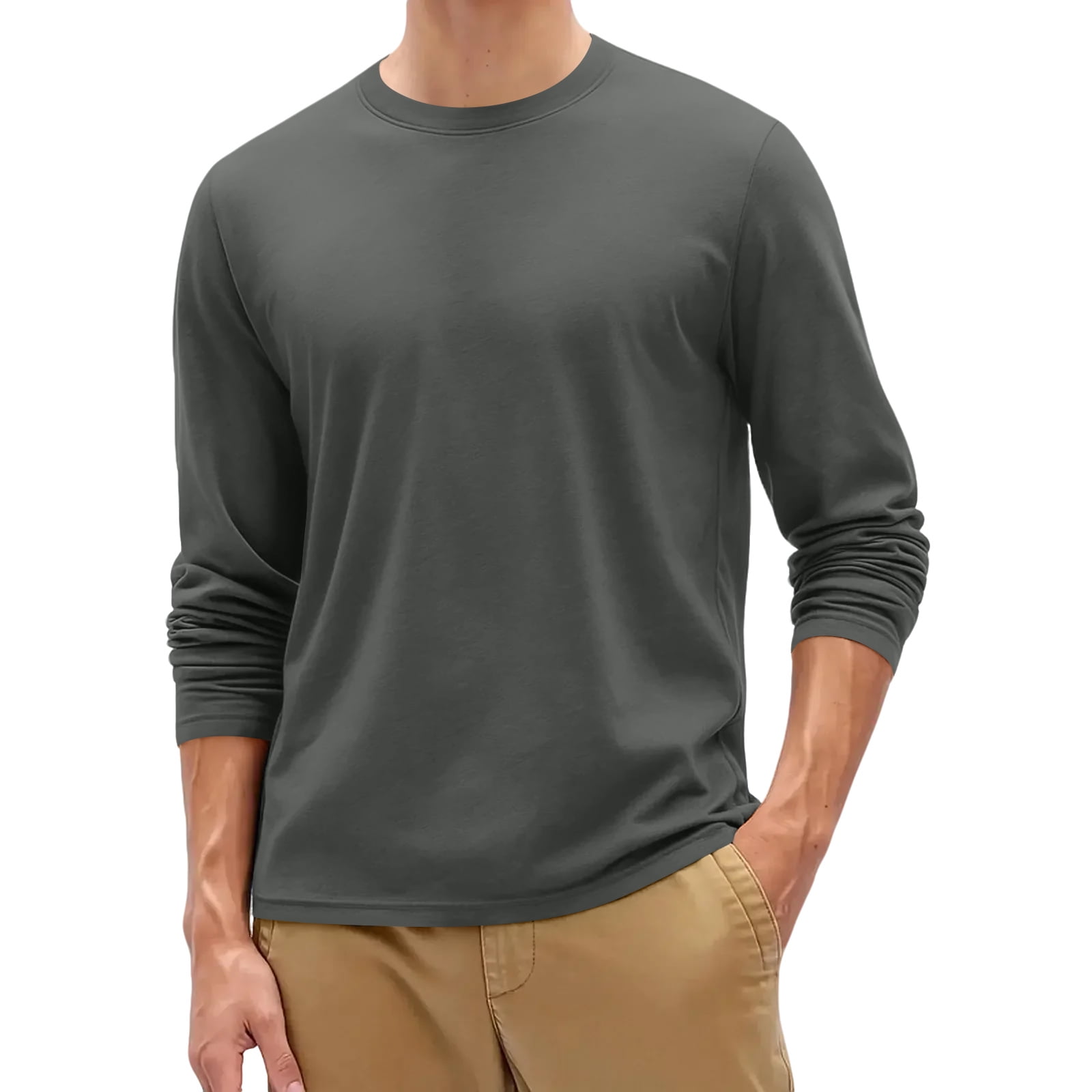 Dresfit Big and Tall Shirts Men Crew Neck Thermal Tshirts 2025 ...