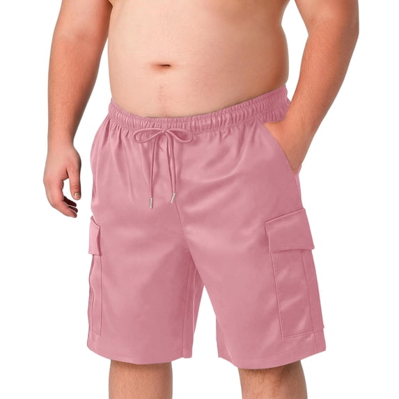 Dresfit Cargo Shorts for Men Drastring Plus Size Big and Tall Shorts ...