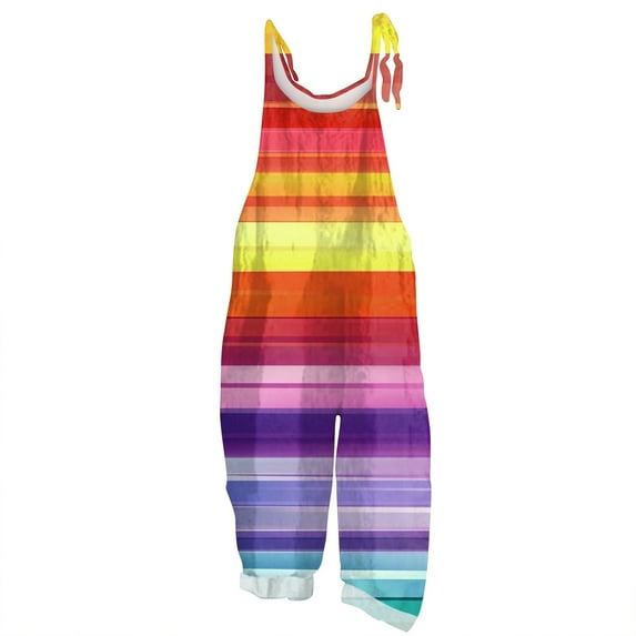 Dresfit Mardi Gras Overalls Women Patchwork Wide Leg Romper 2026 ...