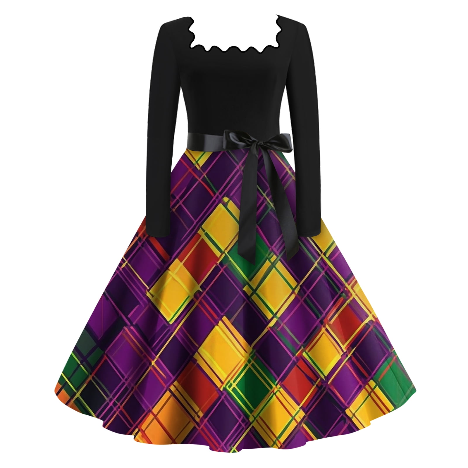 Dresfit Mari Grass Dress Women Waist Tie Long Sleeves Dresses 2026 ...