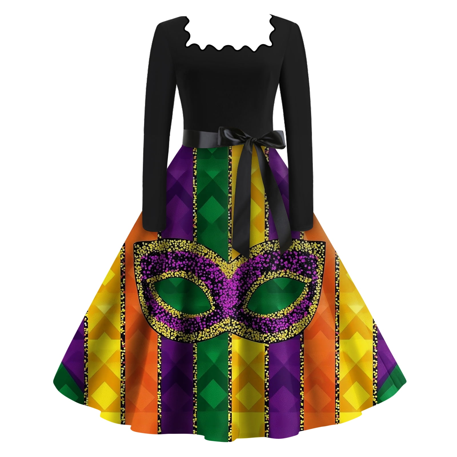 Dresfit Mari Grass Dresses for Women Patch Work Heart Print Dress 2026 ...