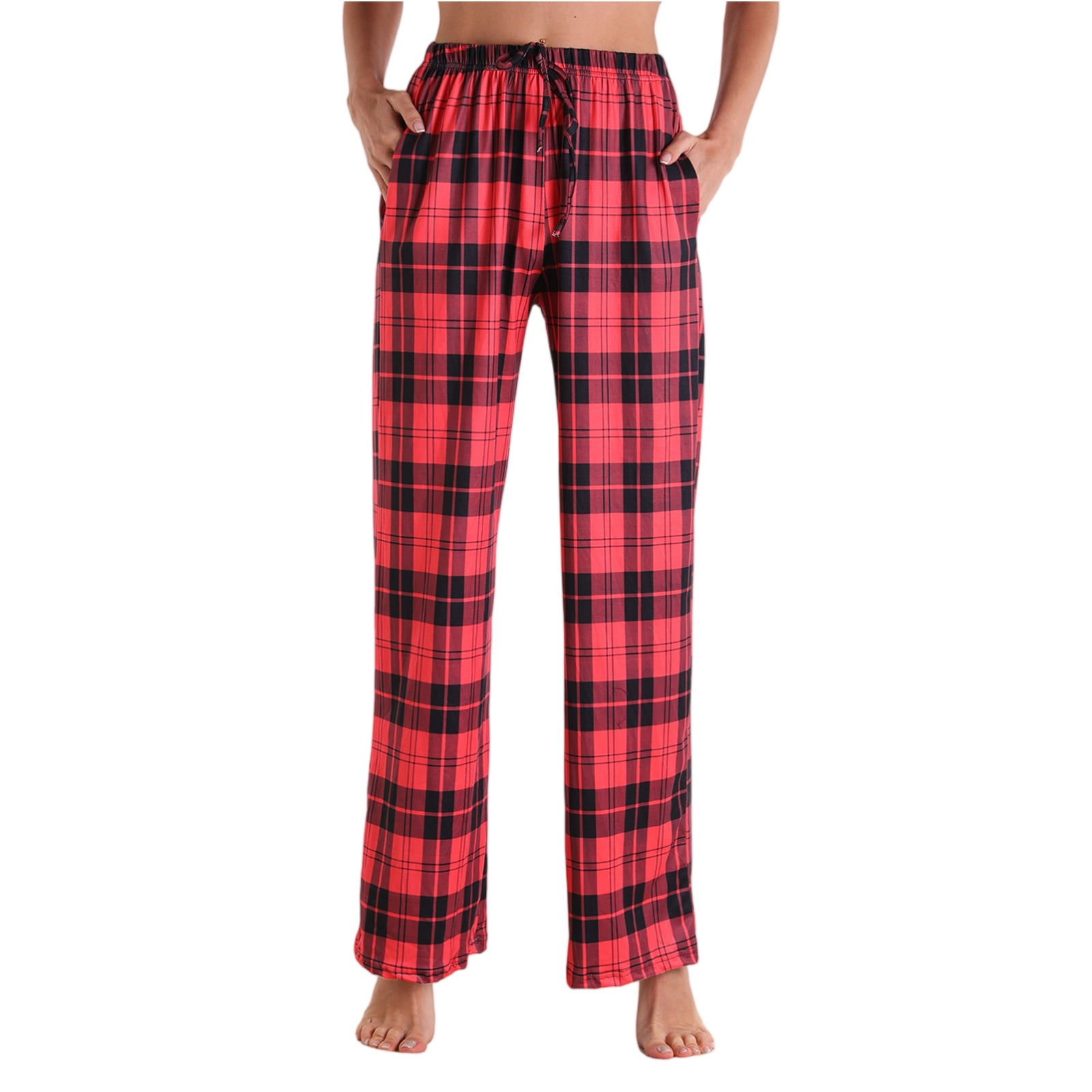 Dresfit Plaid Pants Womens Tie Dye Wide Leg Striped Camo Pajama Pants ...