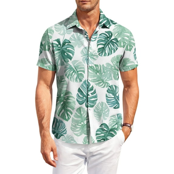 Dresfit Polo Shirt Mens Button Down Graphic Hawaiian Shirts 2026 Spring ...