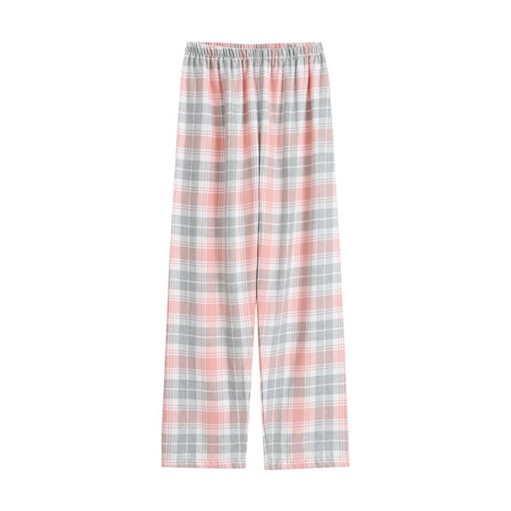 Dresfit Women's Camo Pajama Pants Wide Leg Drawstring Plaid Striped ...