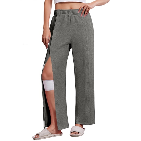 Dresfit Women's Tear Away Pants Elastic Waist Adaptive Pant 2026 Side ...