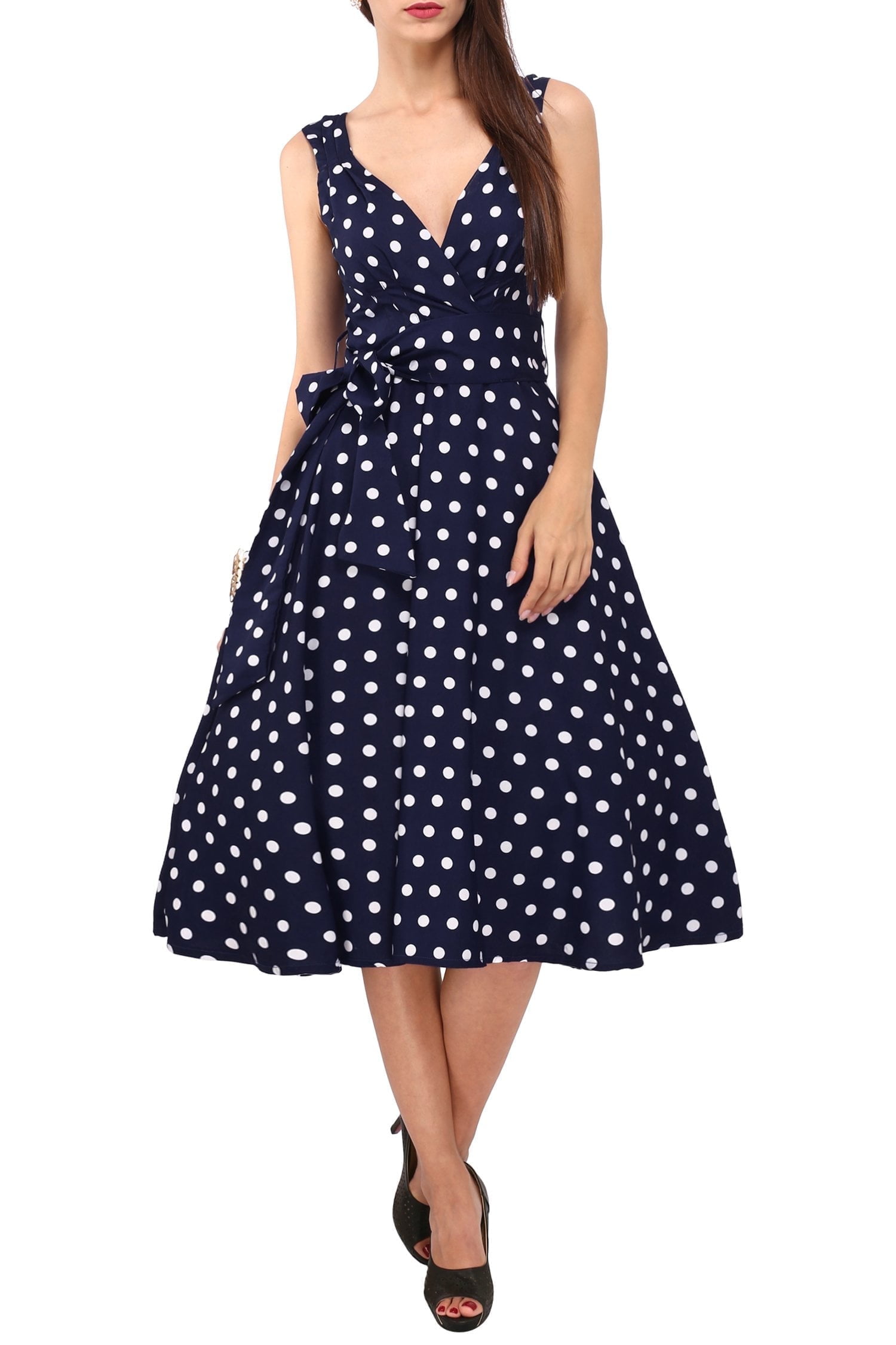 Dress 40s 50s Swing Vintage Rockabilly Ladies Retro Prom Party Plus ...