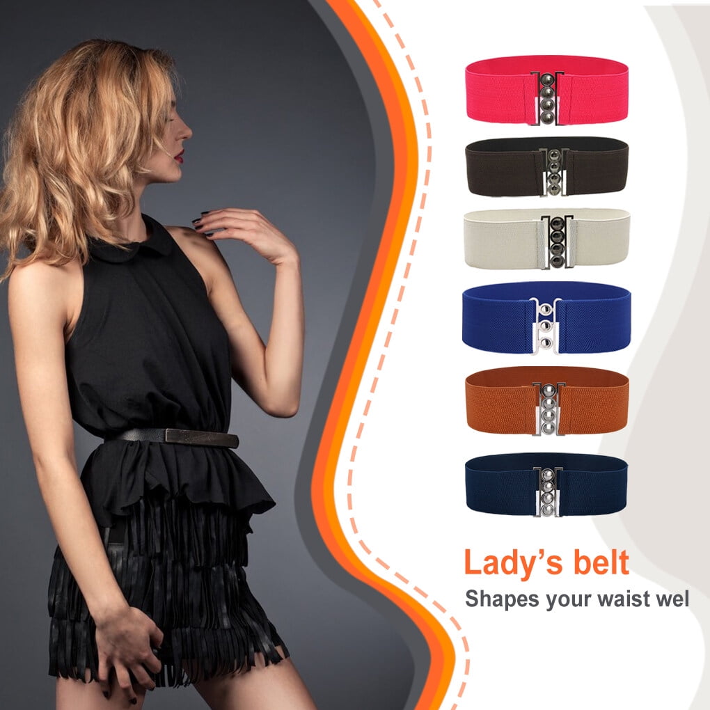 Dress Belt Elastic Simple Style Universal Adjustable Comfortable with ...