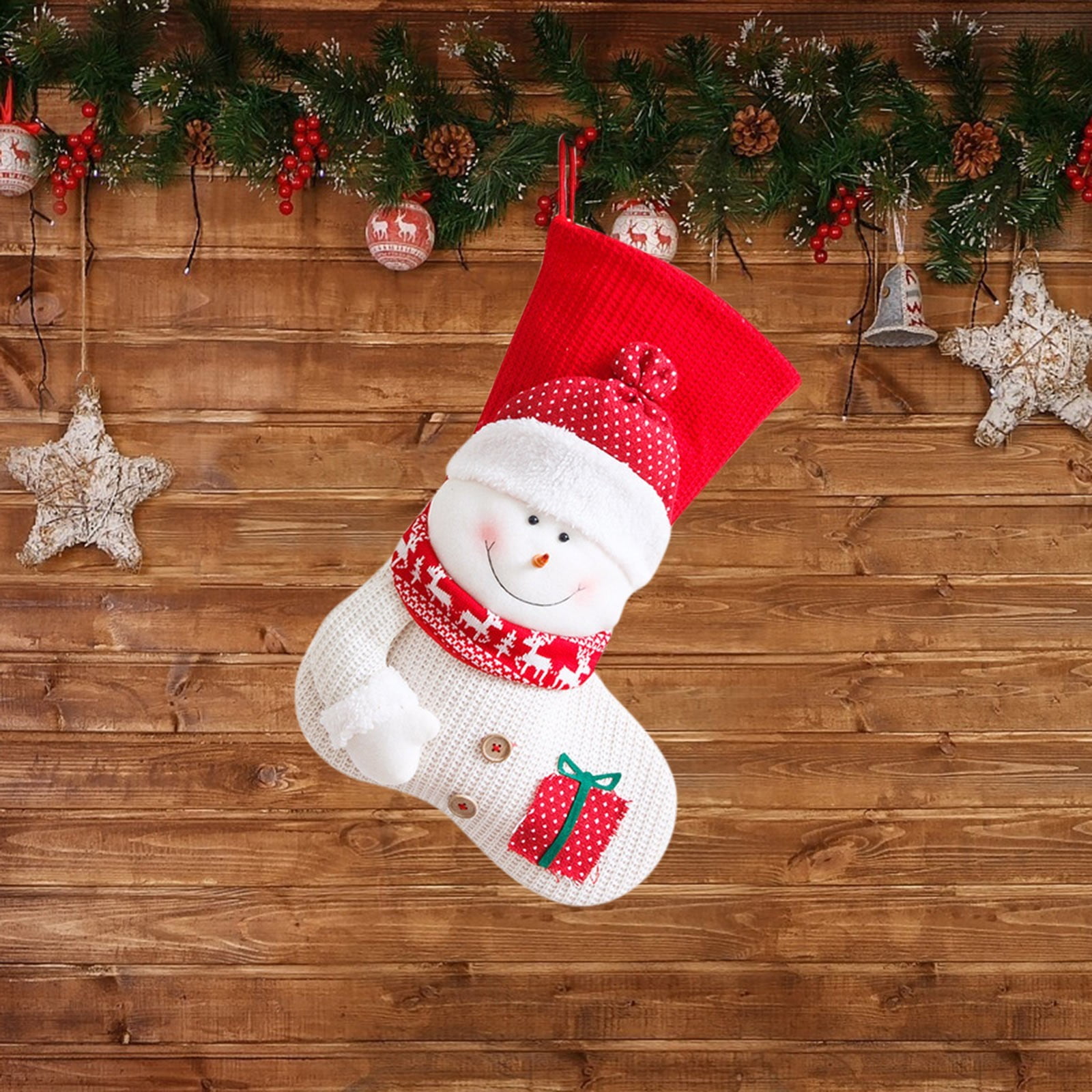 Dress Candy Up Snowman Red Man Bag Old Stocking White Partition Screen ...