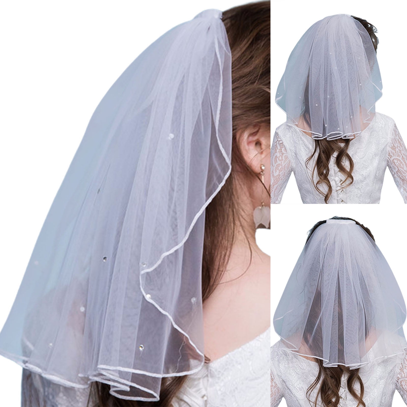 Dress Choice Girls Veil First Communion Veils Headpiece Veil with Comb ...