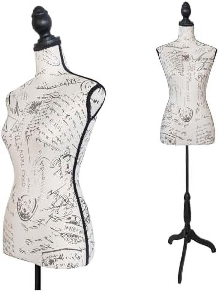 Dress Form Sewing Mannequin Torso,Female Manikin Body with Tripod Base ...