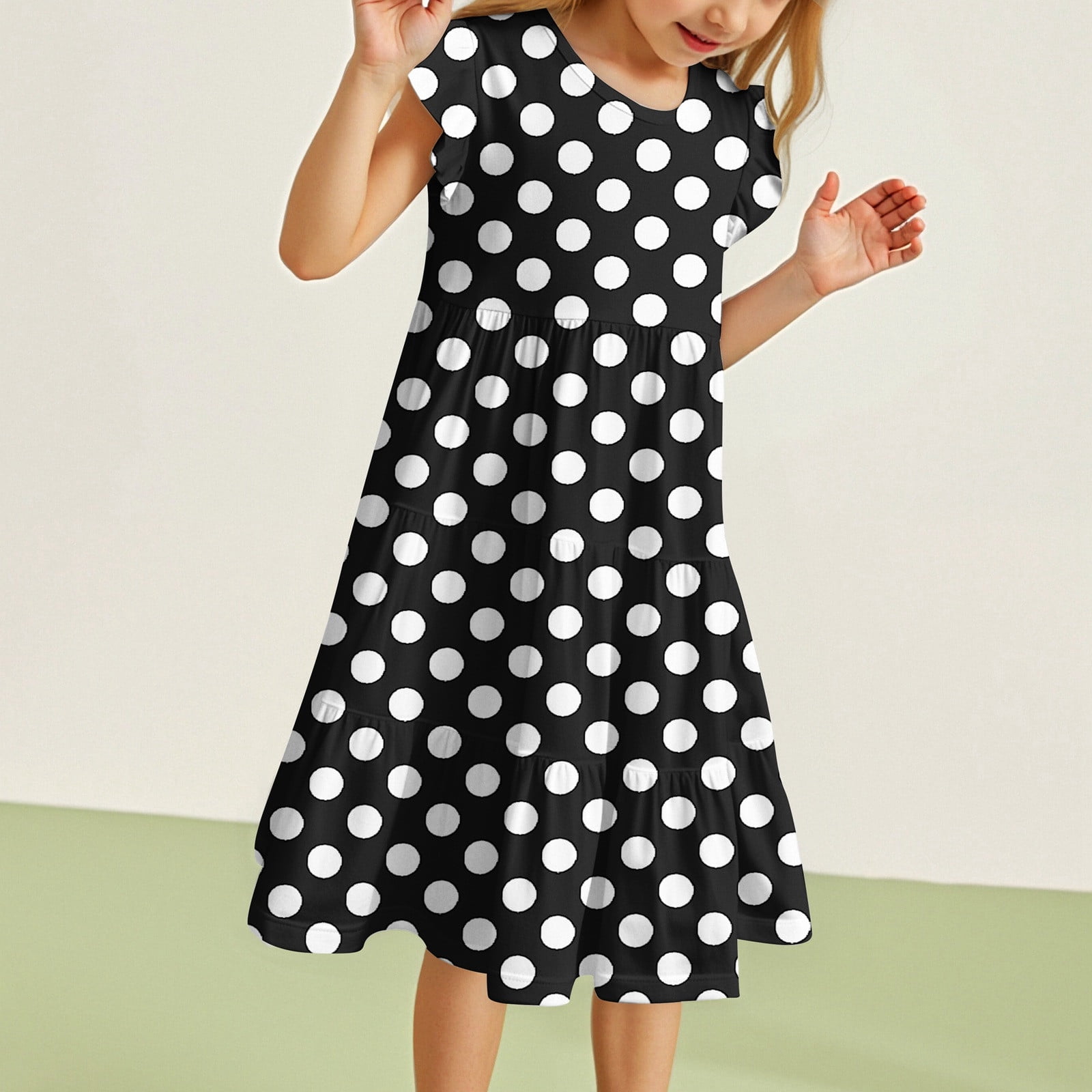 Dress Girls Casual Birthday Girl Dress Teen Girls Dress Up Clothes 14 ...