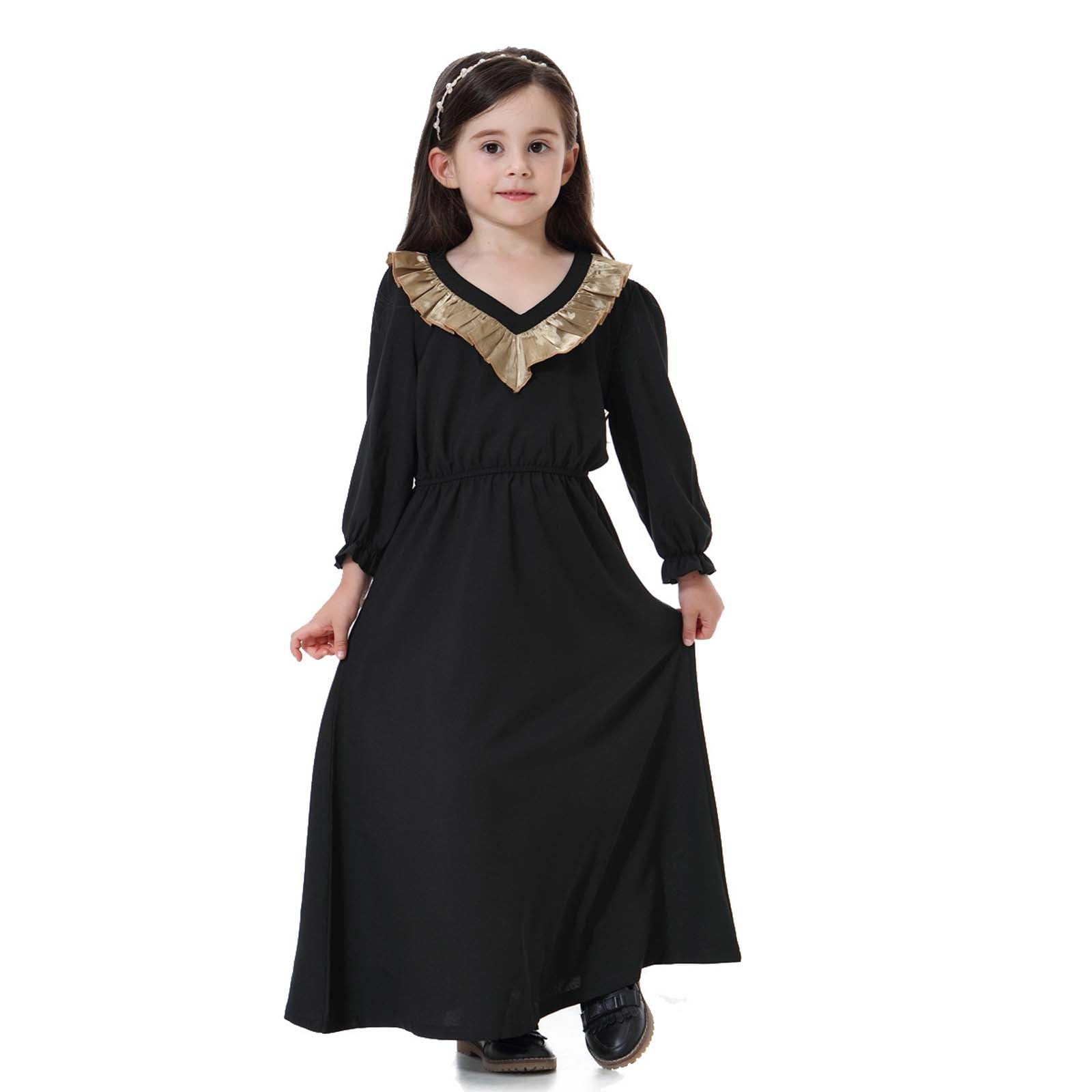 Holiday Dress Long Black Dress Abaya Dress for Women Birthday Dresses ...