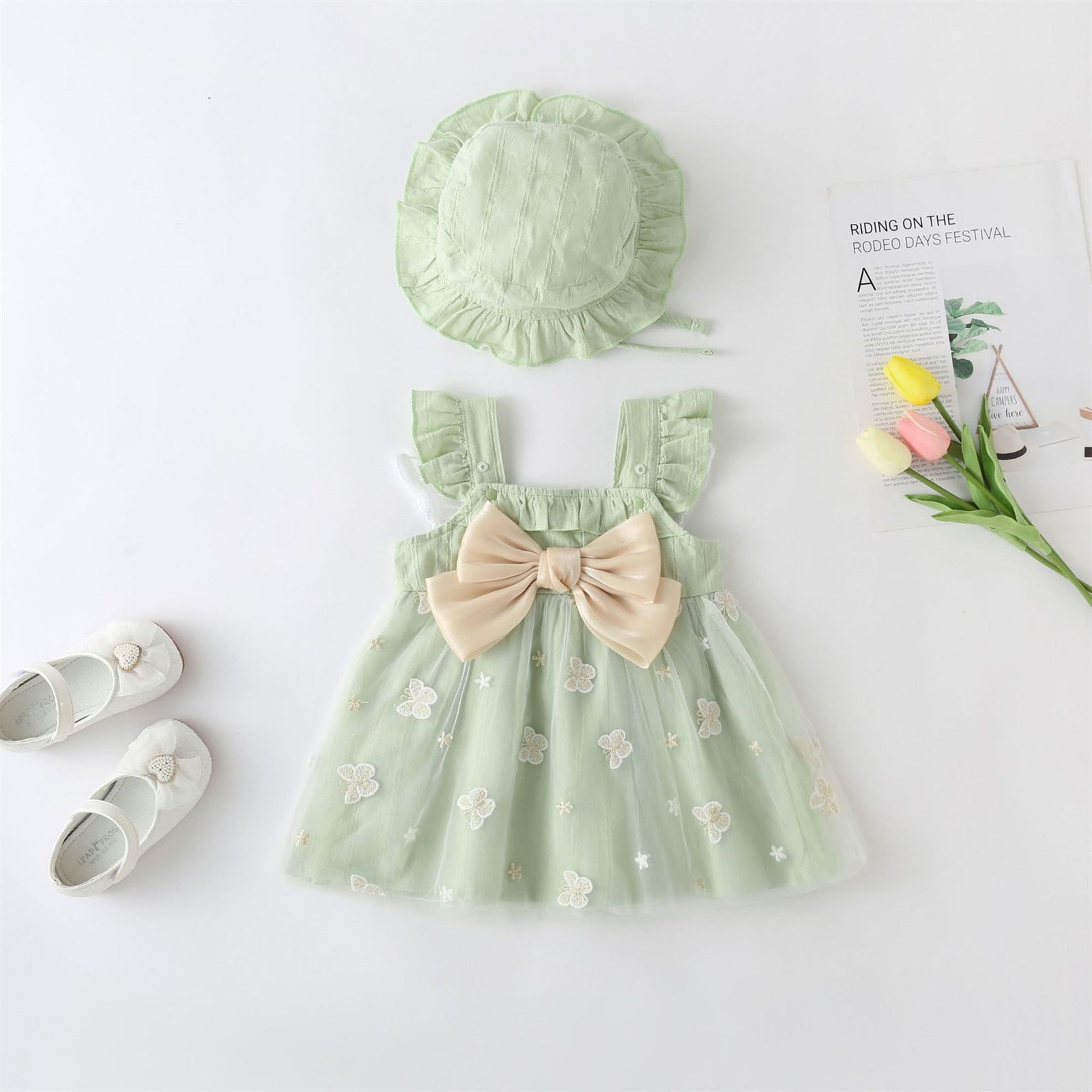 Dress Girls Size 12-15M Kids Lace Daisy Chinese Style Sleeveless Round ...