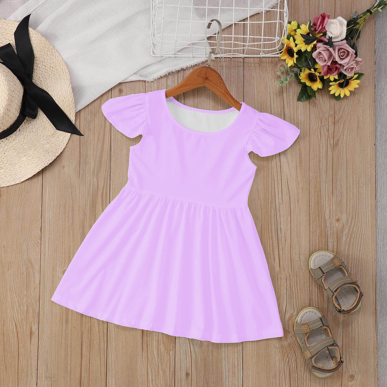 Dress Girls Summer Birthday Dresses for Girls Kids Flower Girl Dresses ...
