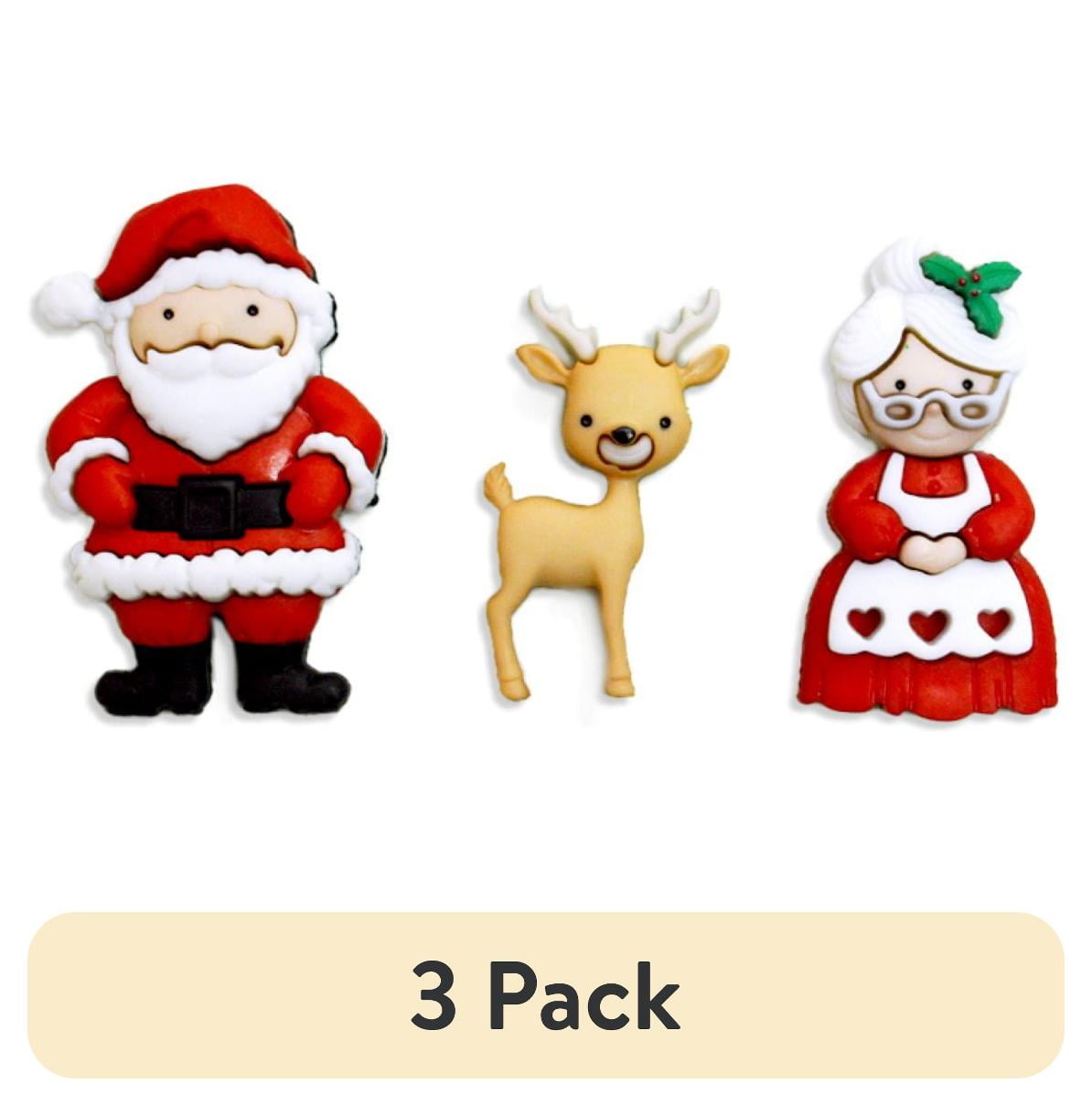 (3 pack) Dress It Up Buttons, Mr. and Mrs. Claus, Sewing Fasteners ...