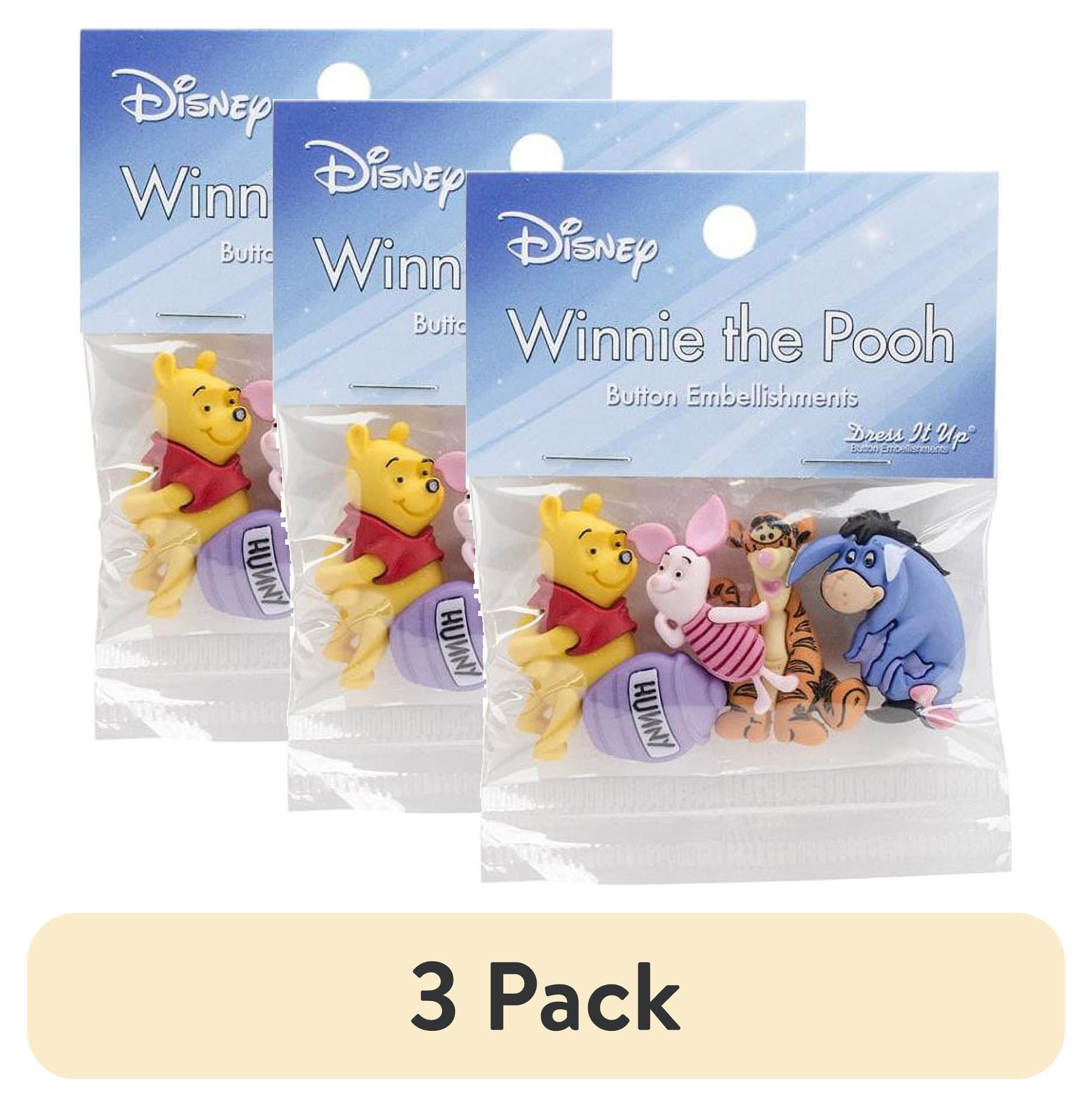 (3 pack) Dress It Up Winnie the Pooh Disney Buttons â€“ 12 Craft ...