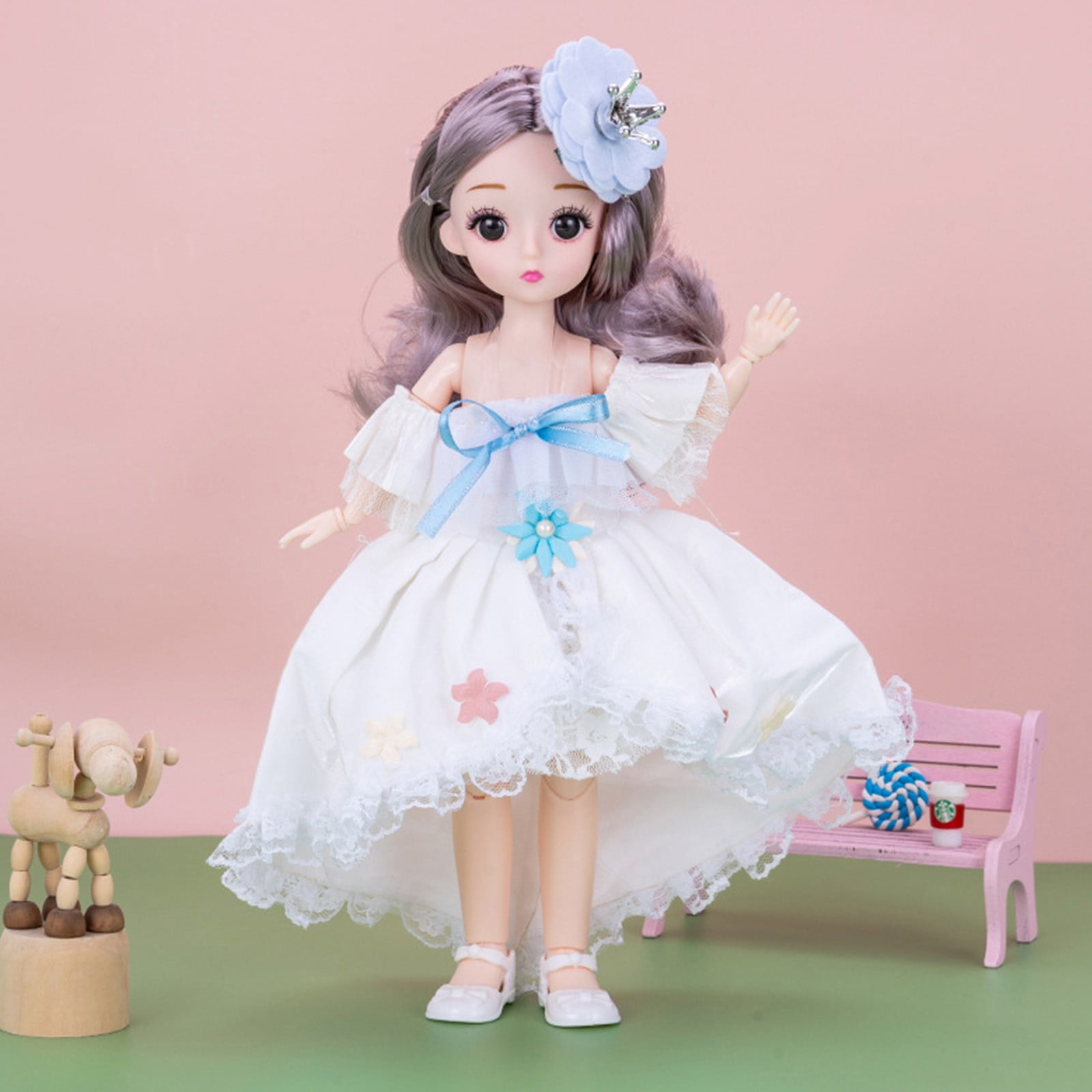 Dress Up Music Dolls, Cute Princesses Fashion Model Toys, Adjustable ...