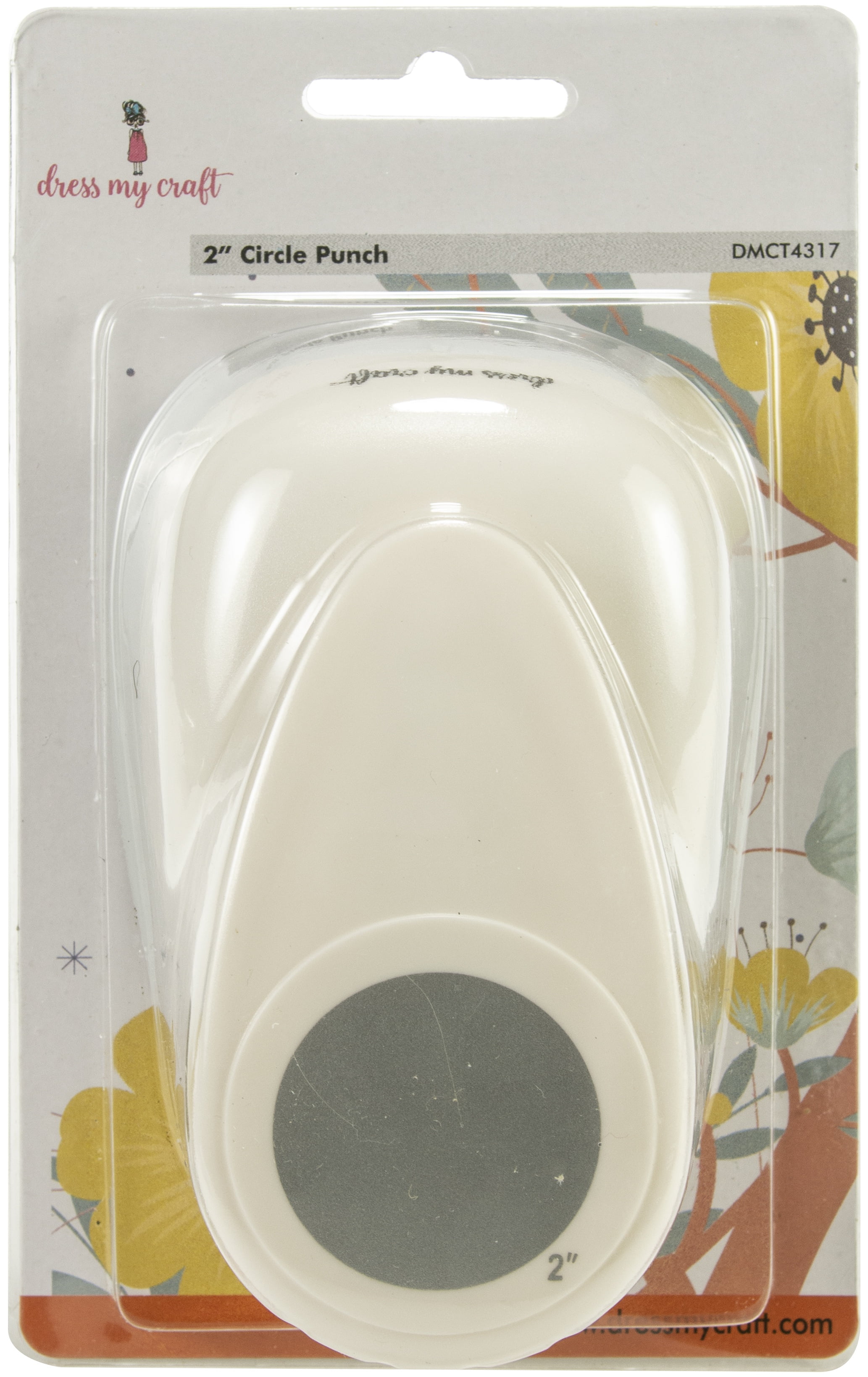 Dress My Craft Designer Paper Scrapbooking Puncher-Circle 2 - Walmart.com