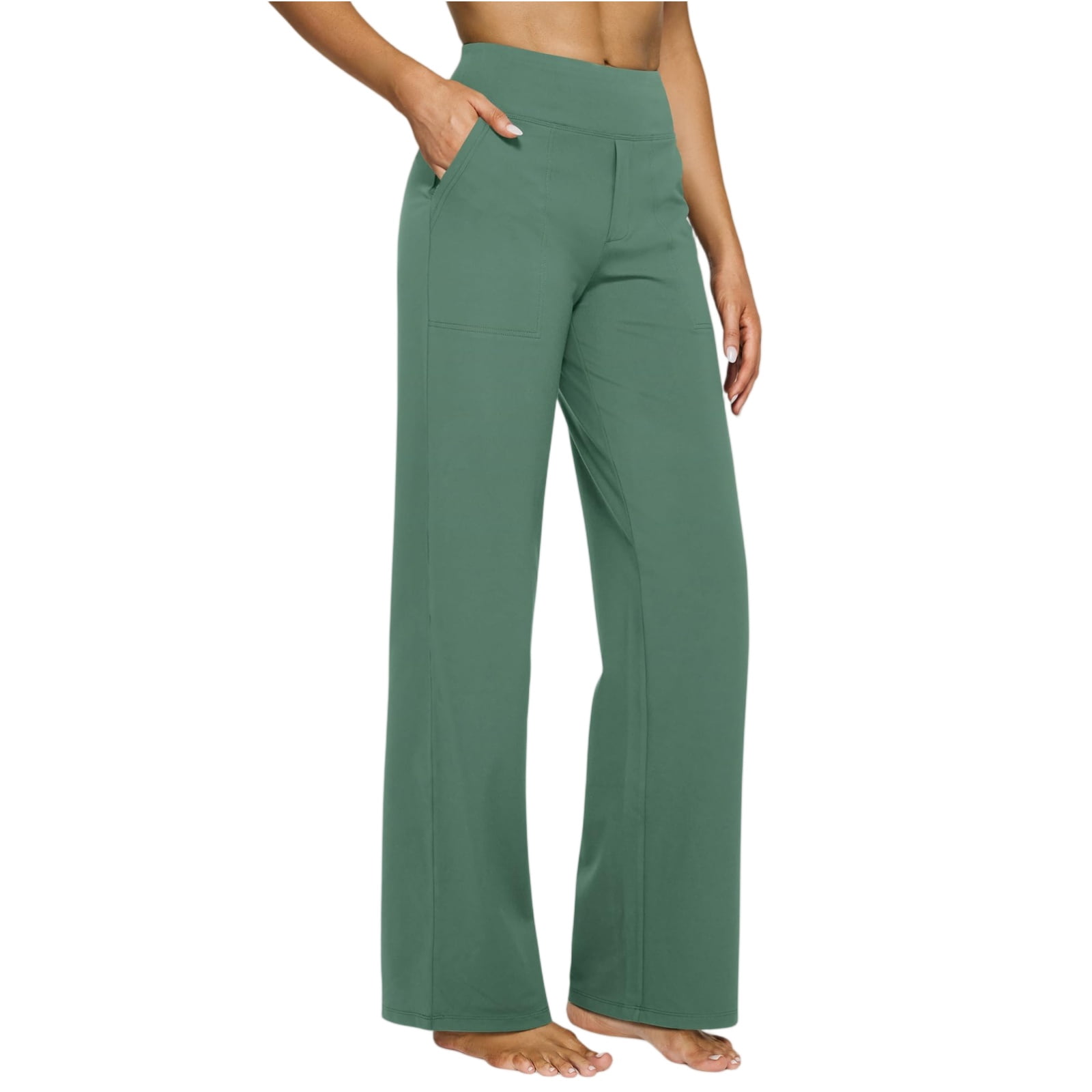 Dress Pant for Women Stretchy Work Flare Pants Business Casual Office ...