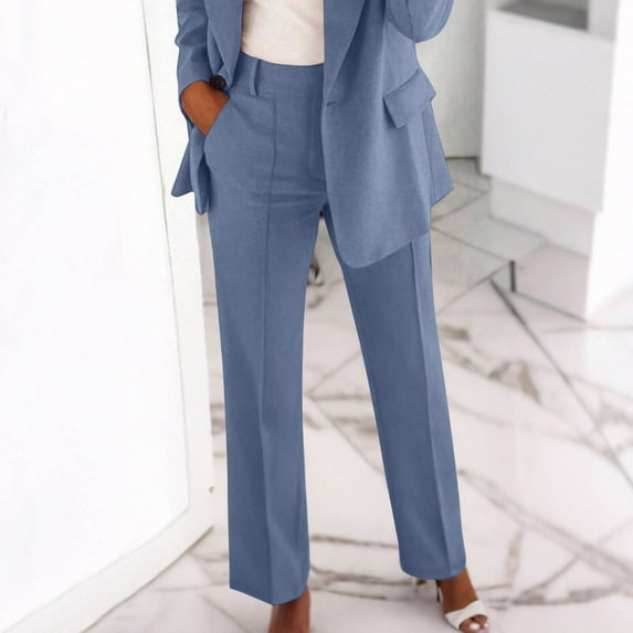 Dress Pants for Women Business Suit Pants Pleated Front Formal Office ...