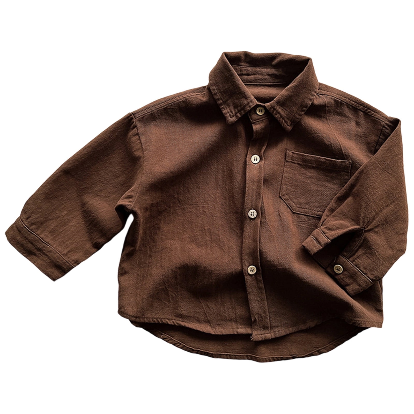 Dress Shirts for Boy Toddler Coffee Shirt for Boys Dress Shirt Girls ...