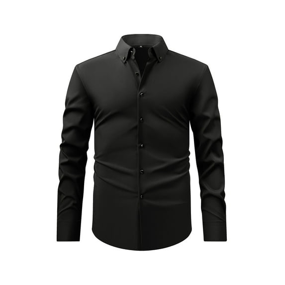 Dress Shirts for Men Long Sleeve Tshirts Shirt Mens Business Casual ...