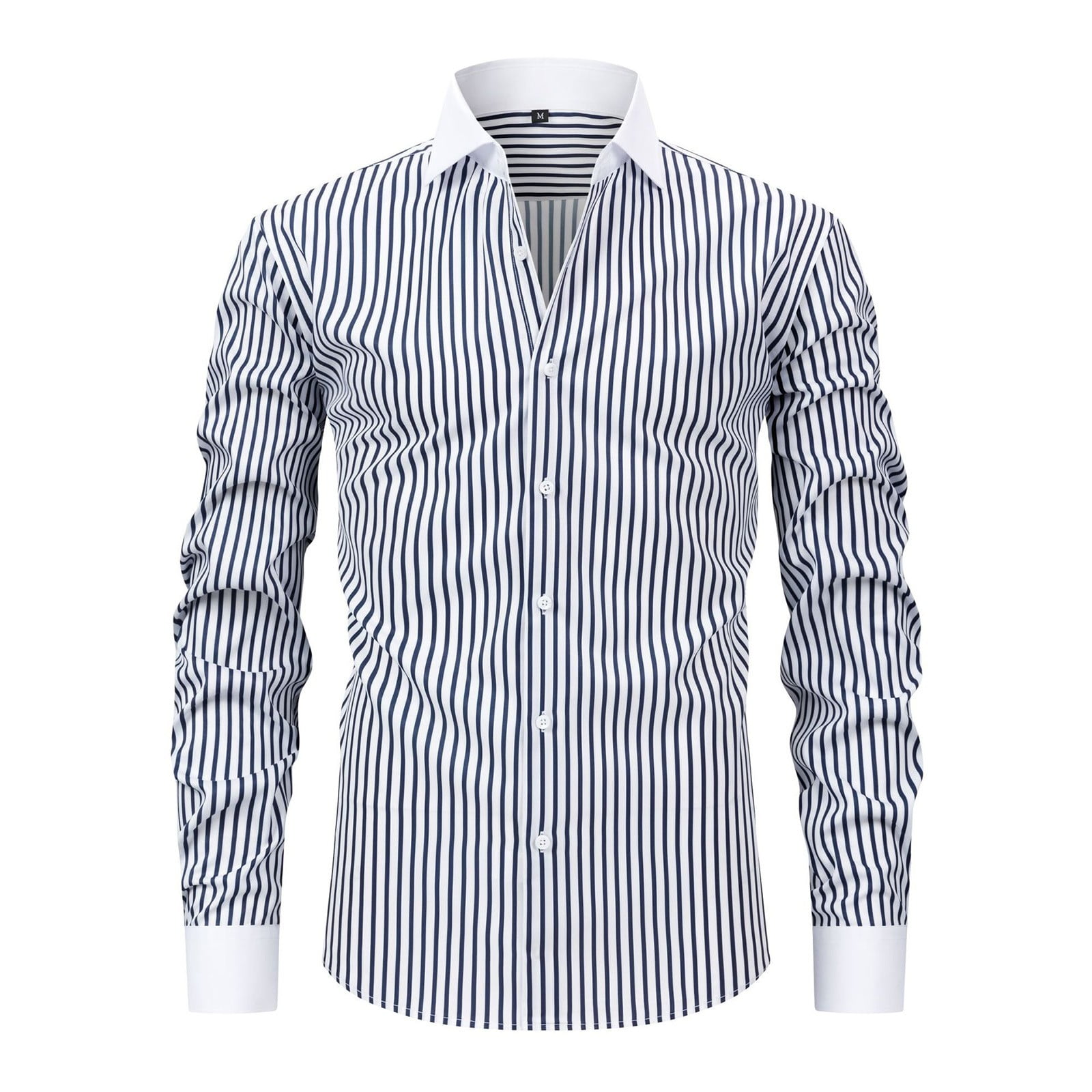 Dress Shirts for Men Wrinkle-Free Long Sleeve Tshirts Shirt Mens ...