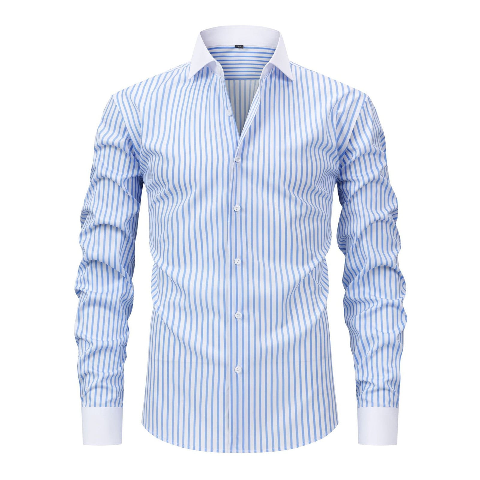 Dress Shirts for Men Wrinkle-Free Long Sleeve Tshirts Shirt Mens ...