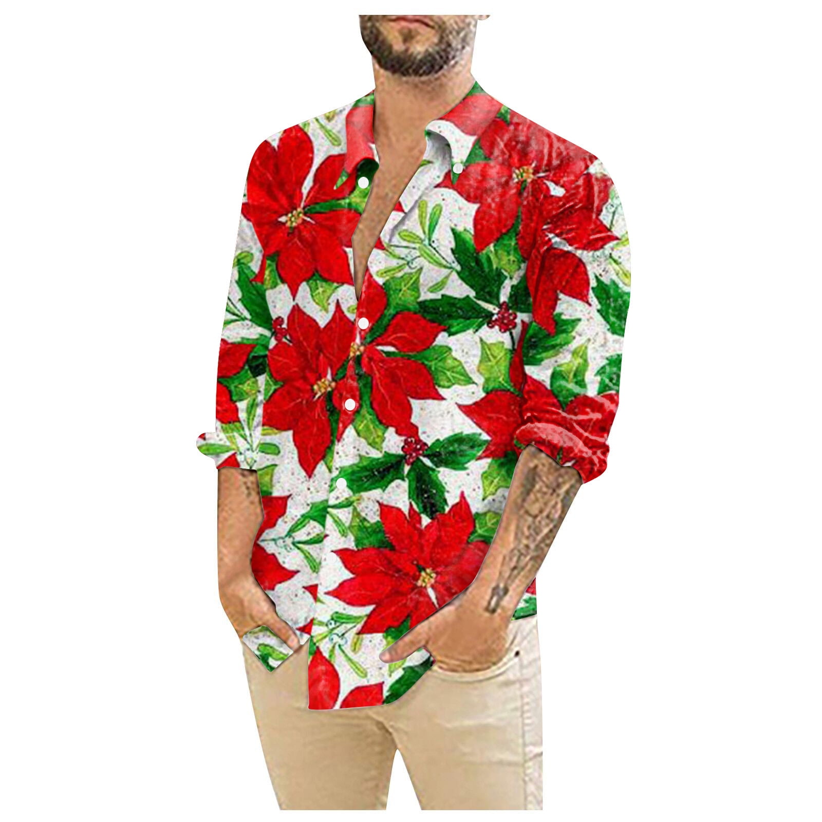 Dress To Impress This Christmas with Our Stylish and Merry Men'S Shirt ...