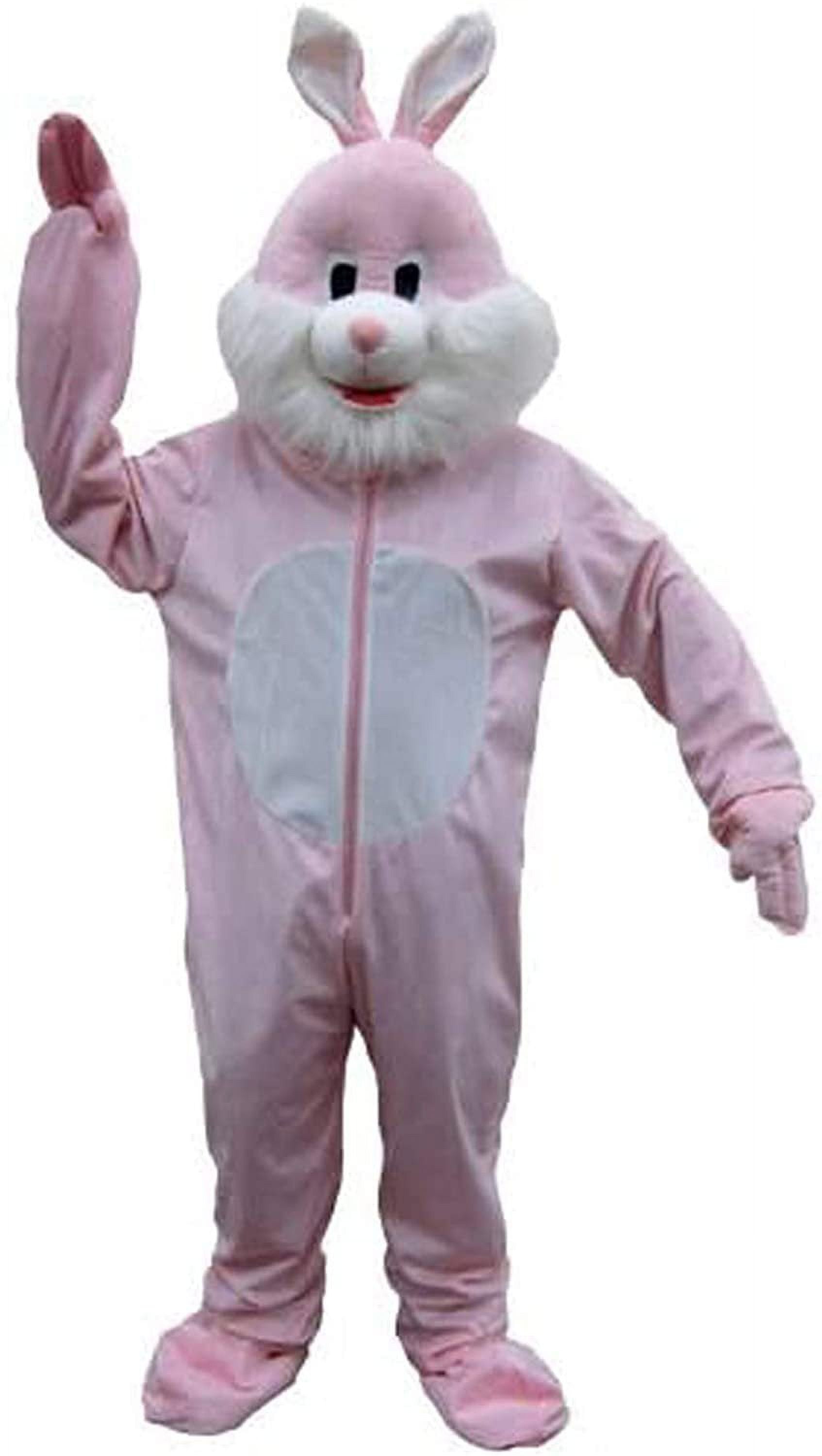 Dress Up America Adults Cute Rabbit Mascot Costume Pink - Walmart.com