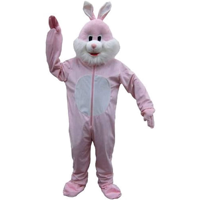 Dress Up America Adults Cute Rabbit Mascot Costume Pink - Walmart.com