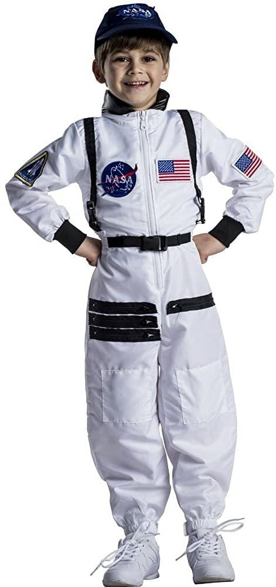 Dress Up America Child's NASA Astronaut Spacesuit - Toddler Halloween ...