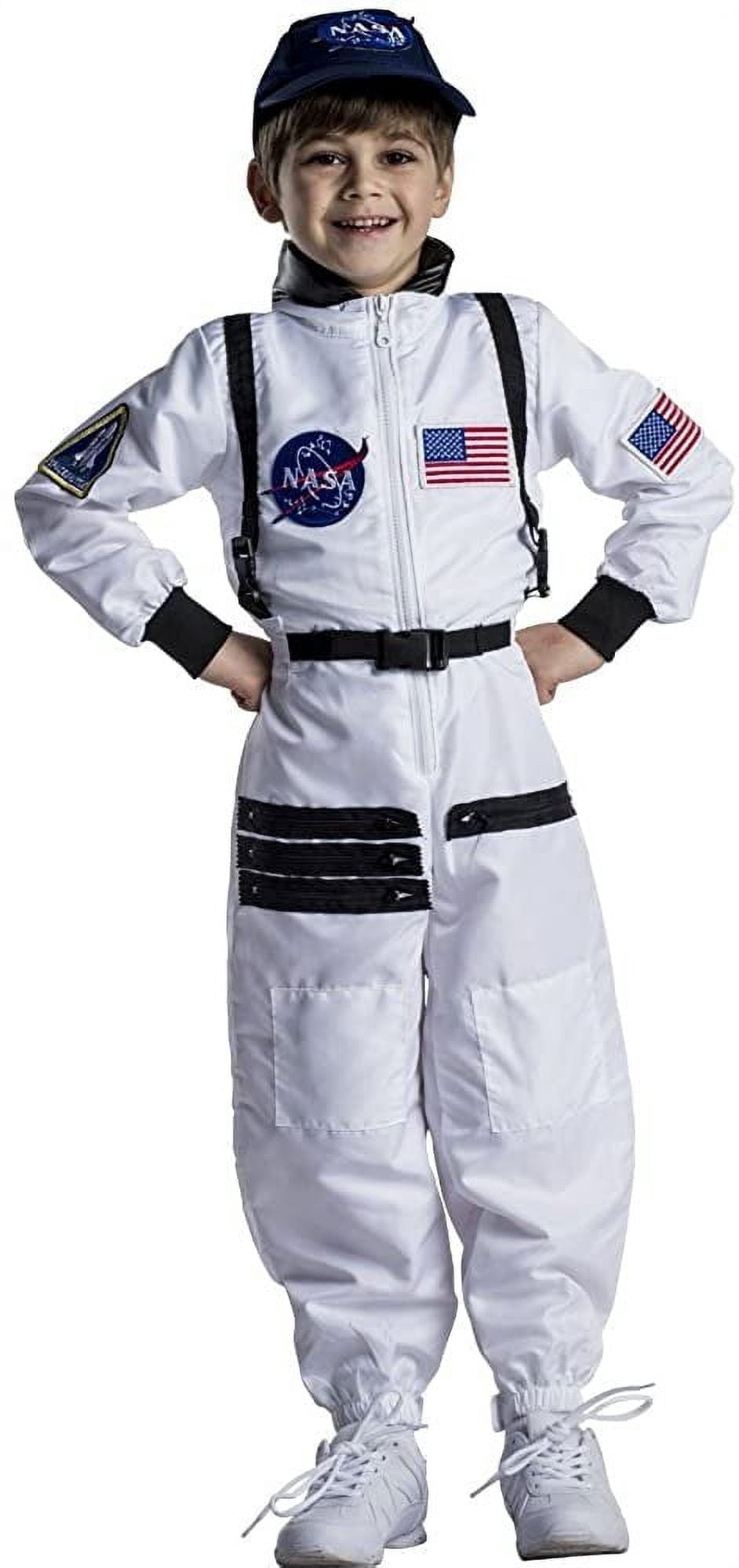 Dress Up America Kids NASA Astronaut Spacesuit - Toddler to Child Sizes ...