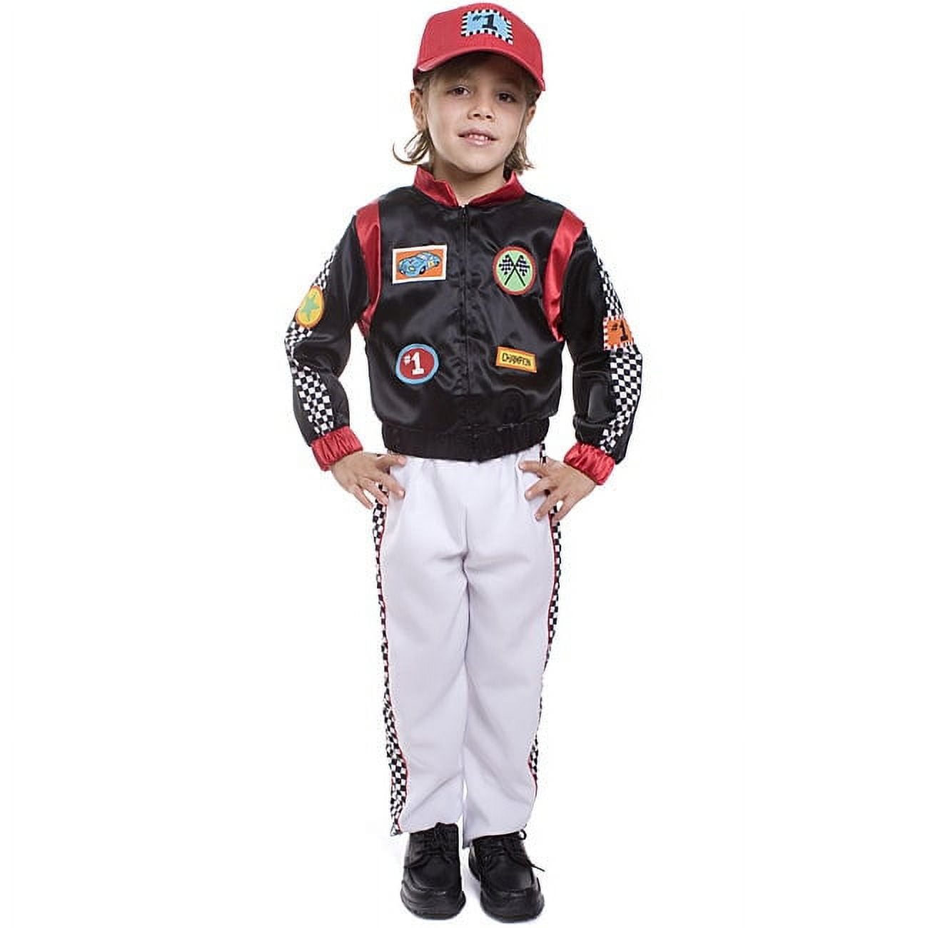 Dress Up America Boy's 3-piece Race Car Driver Costume - Walmart.com