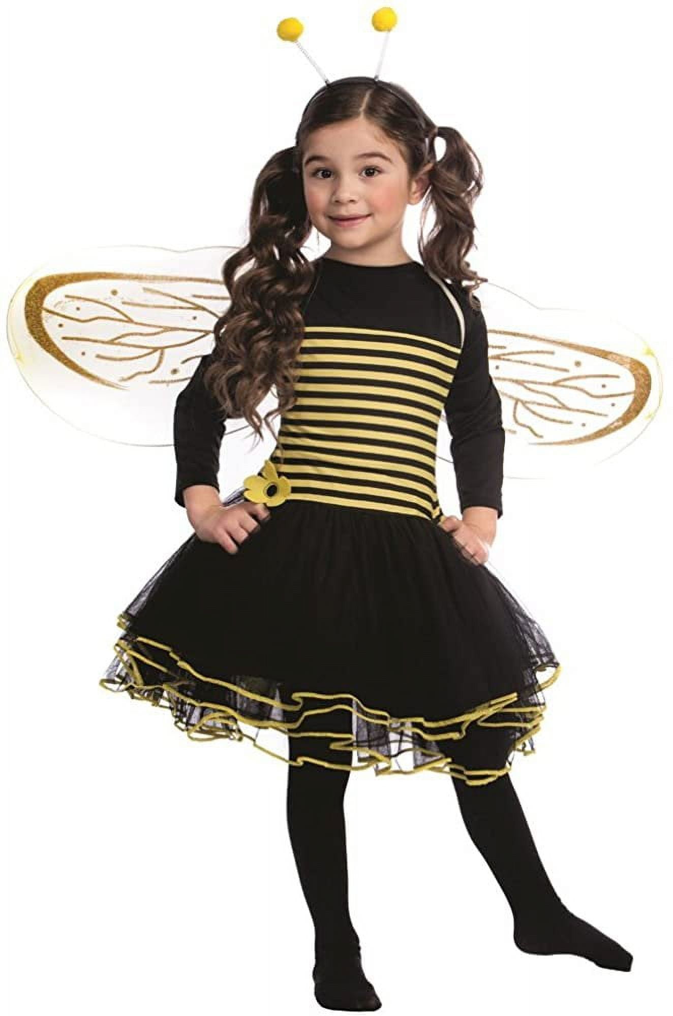 Dress Up America Halloween Bumblebee Costume for Toddlers with Wings ...