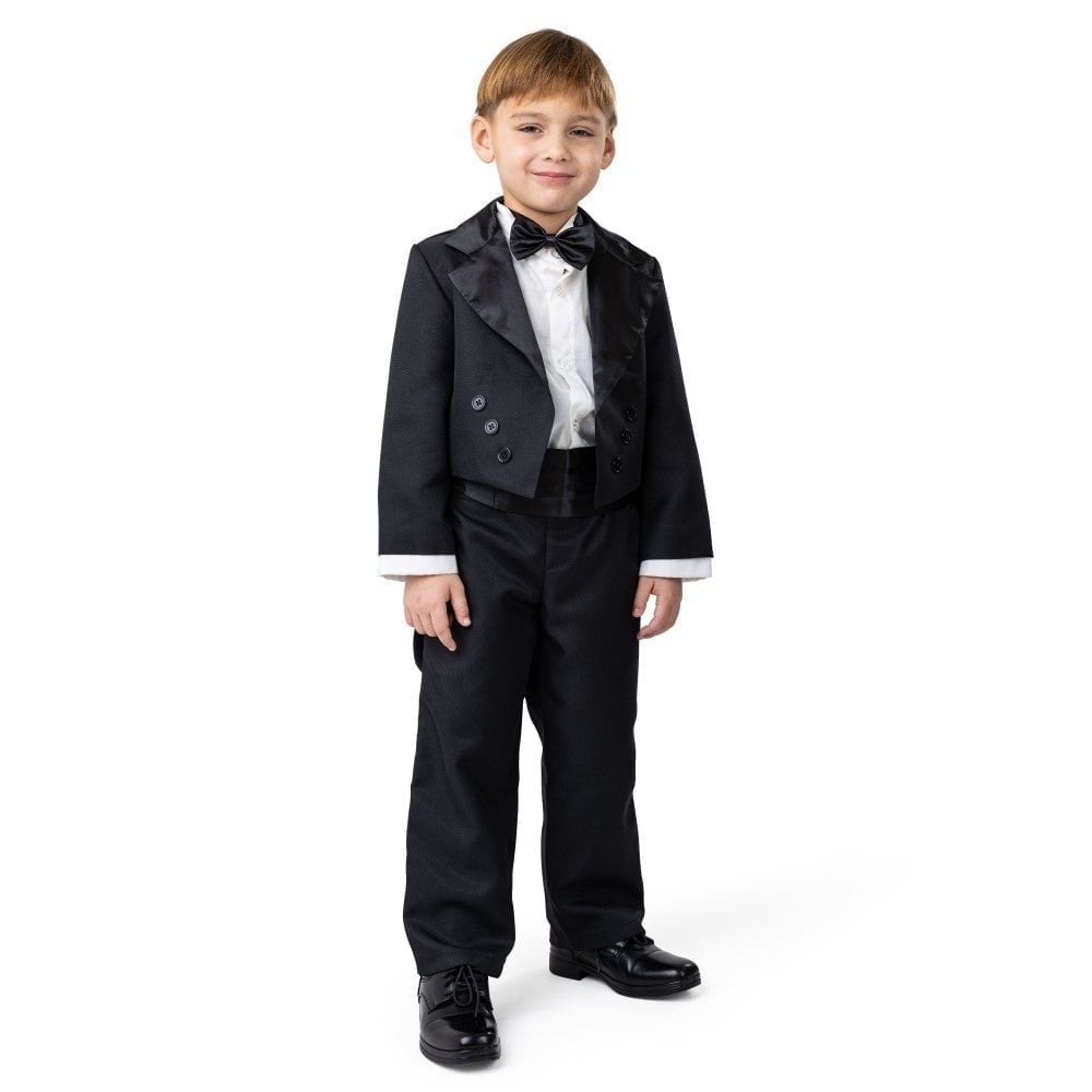 Dress Up America Butler Costume for Kids - Black Tuxedo Costume Set ...