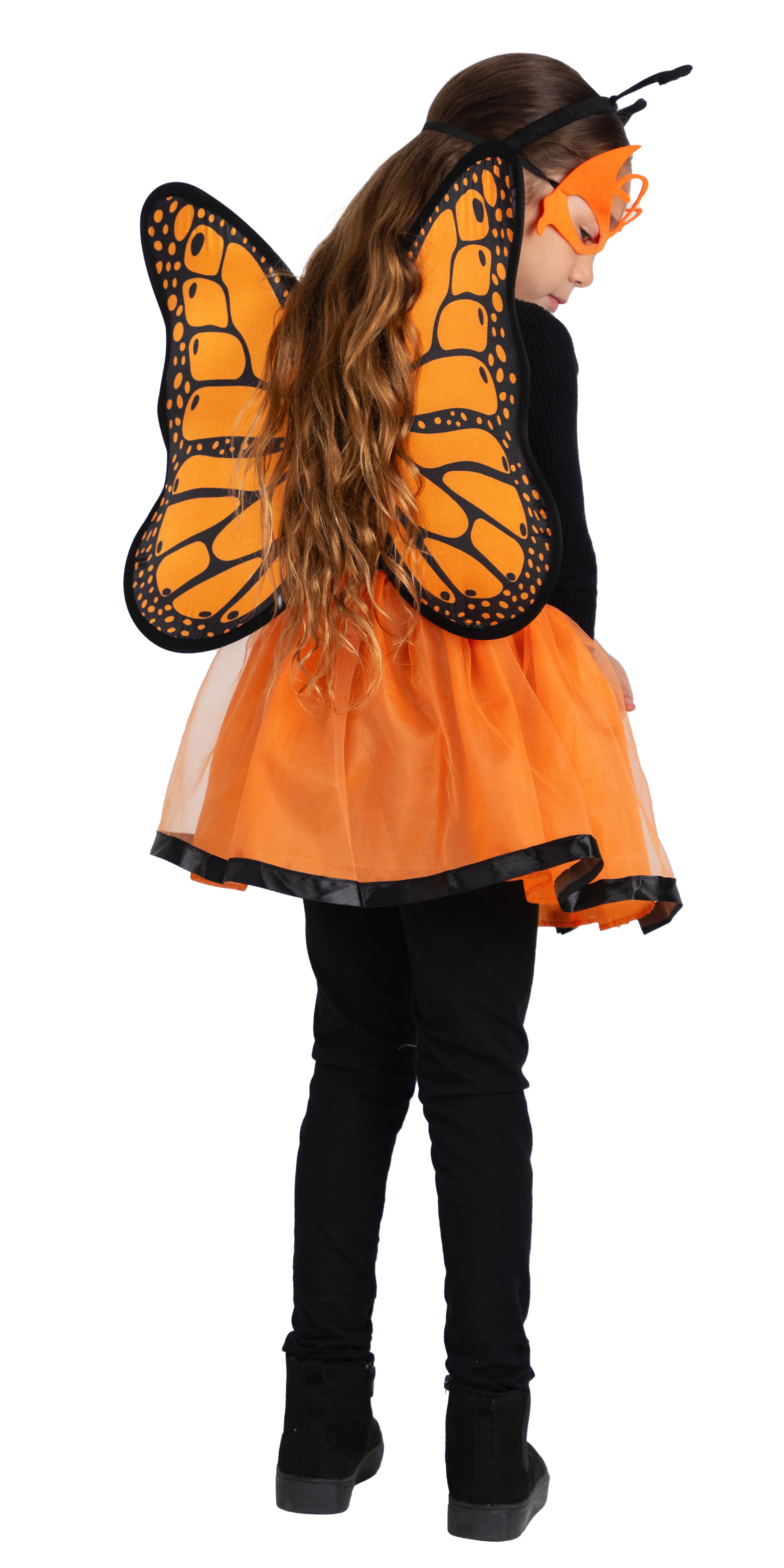 Dress Up America Butterfly Costume for Girls - Monarch Butterfly Wings ...