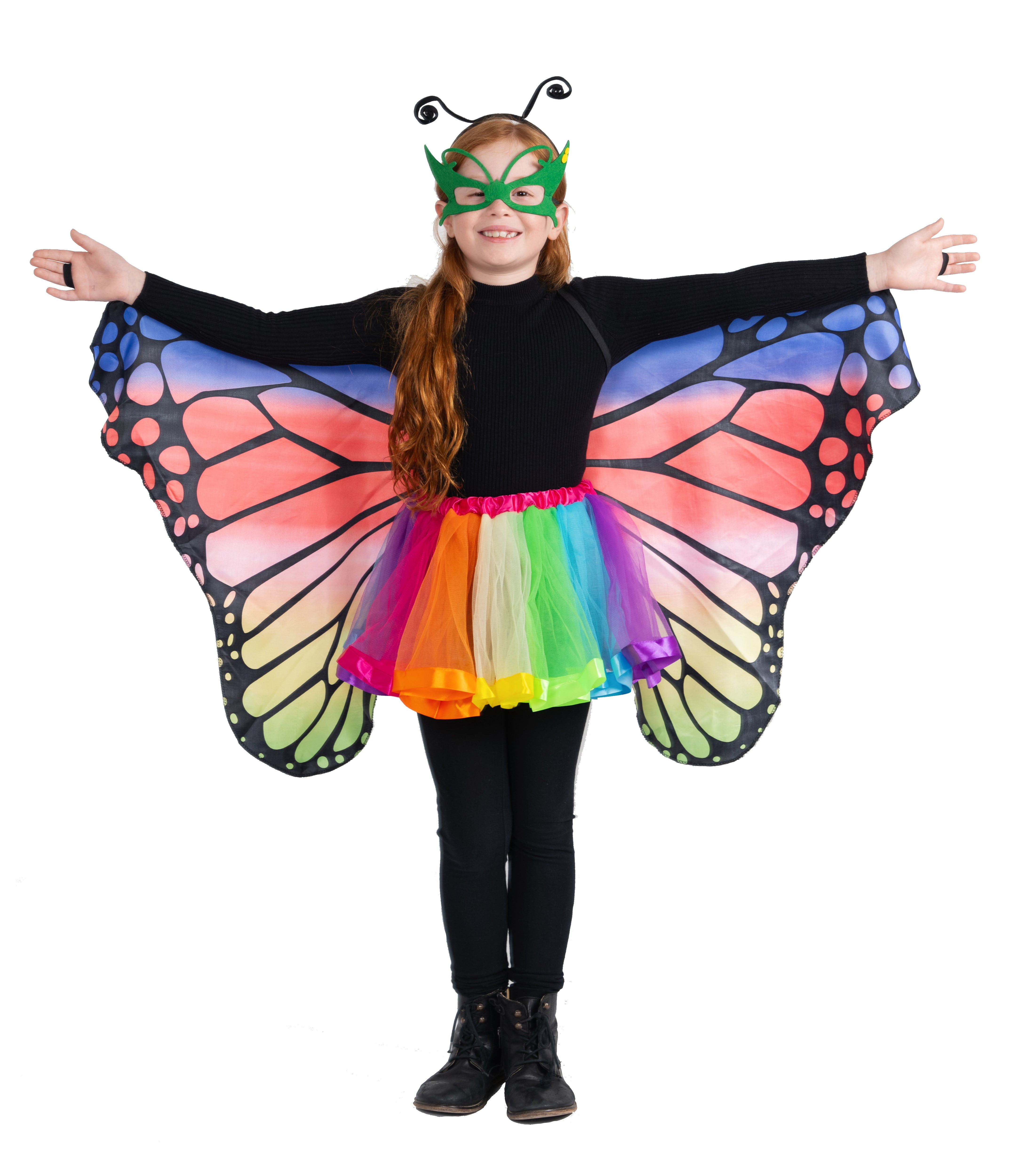Dress Up America Butterfly Wings Costume for Girls - Butterfly Costume ...